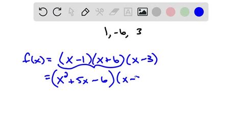 solved write a polynomial f x that meets the given conditions answers may vary see example