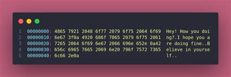 build a cli tool generating hex dumps with golang dev community
