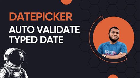 Auto Validate Typed Date From Datepicker YouTube