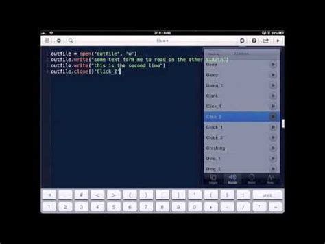 Programming On The IPad With Pythonista YouTube