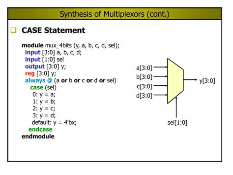 ppt verilog synthesis combinational logic powerpoint presentation id 1302902