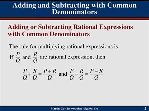 adding and subtracting rational expressions ppt download