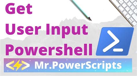 get user input from command line in powershell youtube