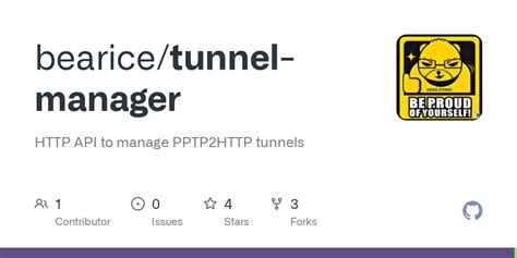 GitHub Bearice Tunnel Manager API To Manage PPTP2HTTP Tunnels