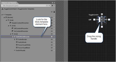 Windows 8 Toggleswitch Size In Xaml Stack Overflow