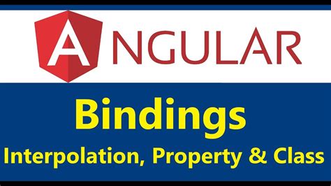 5 angular bindings interpolation property class style event binding youtube