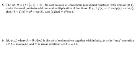 solved determine which of the following sets r forms