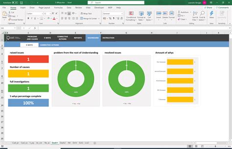 5 Why Excel Template