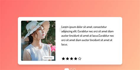 responsive testimonials slider using html css and javascript modern web 2021 dev community