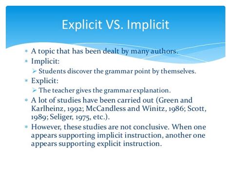 the effects of explicit instruction in elementary to intermediate efl…