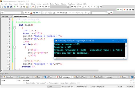 program in c to print reverse of a given number in different ways 100 rev 001