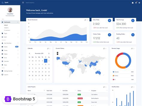 Spark Bootstrap 5 Admin Dashboard Template Bootstrap Themes