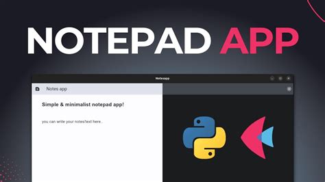 Build A Notepad App With Python Flet ASMR Programming No Talking