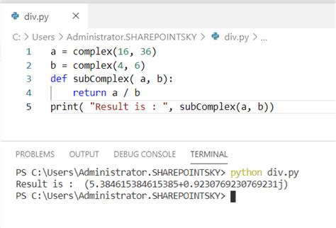 how to divide two numbers in python python guides