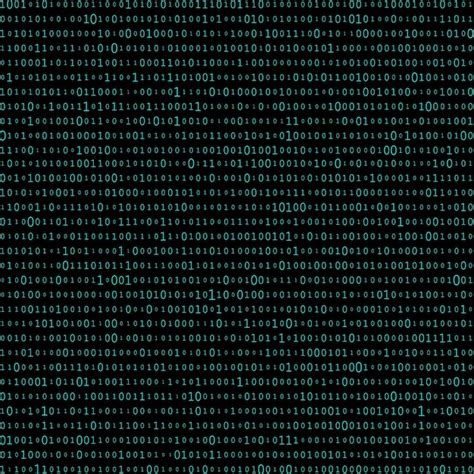 Premium Vector Matrix Background With Numbers On The Screen Binary