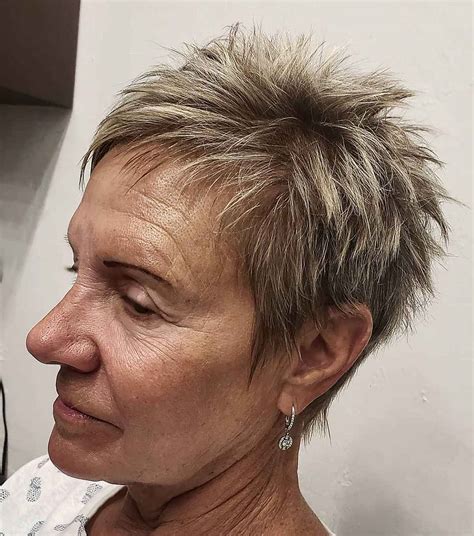 27 Short Spiky Haircuts For Women Over 60 With Sass