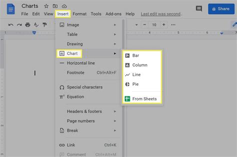 How To Insert A Chart In Docs Printable Online