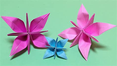 How To Make A Paper Flower Origami Flower Tutorial Very Easy But Cute With One Piece Of Paper