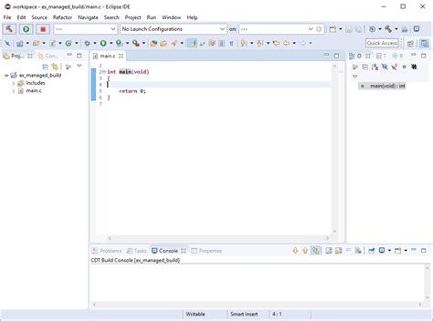 GCC Eclipse Setup Guide Managed Build Project JBLopen
