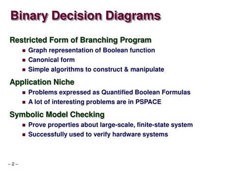 ppt binary decision diagrams and symbolic model checking powerpoint presentation id 6902752