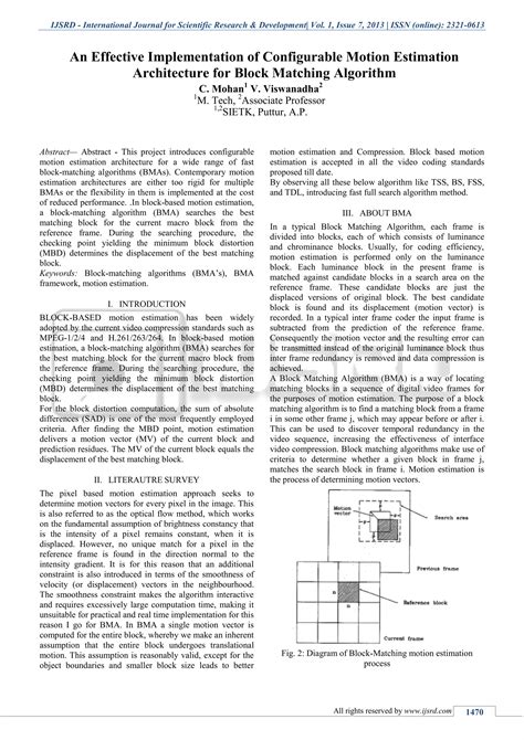 configurable motion estimation architecture for block matching algorithms pdf
