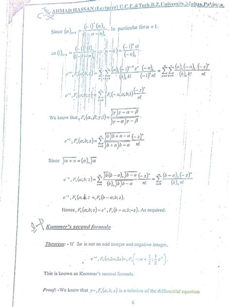 msc the confluent hypergeometric function ch 4