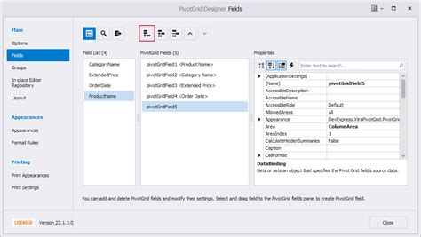 tutorial 3 configure displayed data for analysis winforms controls devexpress documentation