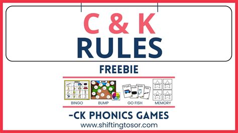 What Is The C K Rule When Teaching Phonics Shifting To Science Of