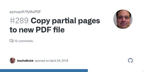 copy partial pages to new pdf file · issue 289 · pymupdf pymupdf · github
