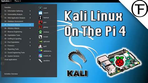 install kali linux on a raspberry pi 4 model b mini hacking computer