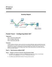 PT 5 2 1 4 PT 5 2 1 4 8 1 2016 Activity Report Packet Tracer