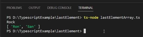 how to get last element of an array in typescript spguides
