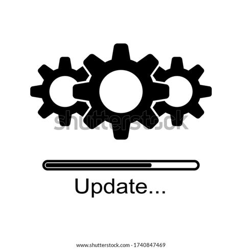 Loading Process Update System Icon Concept Stock Vector Royalty Free