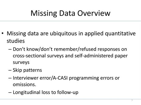 ppt handling missing data powerpoint presentation free download id 2714443