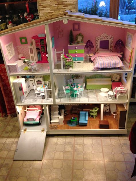 Somethings Old New Green Redo Diy Barbie Housemoving In With Vintage