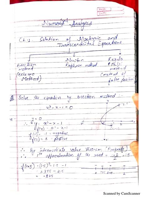 numerical analysis pdf