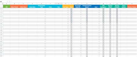 Inventory Google Sheets Template Free