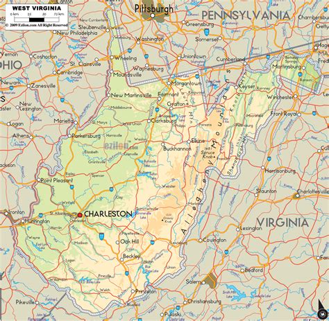 Geographical Map Of Virginia Map Of Western Hemisphere
