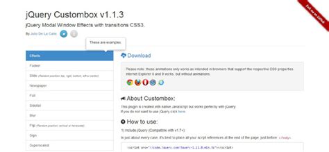 jquery plugins for creating css3 animations code geekz
