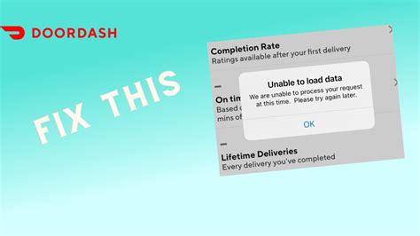 How To Fix Unable To Load Data In Doordash Youtube