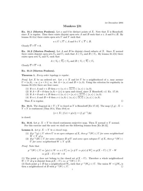 analysis of topological spaces and continuous maps using properties like compactness second