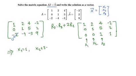 solving circuit diagrams with matrices