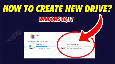 How To Create Partition In Windows 10 Windows 11 Create New Drive