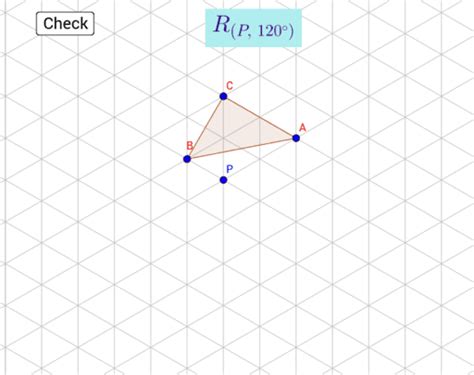 rotation triangle grid 2 geogebra