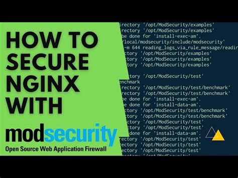 Nginx ModSecurity Tutorial Nginx WAF