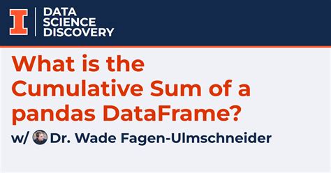 What Is The Cumulative Sum Of A Pandas DataFrame Data Science Discovery