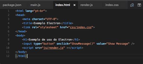 Introdu O Ao Electron Fa A Aplicativos Desktop Html Js E Css