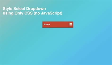 css only custom styled select a htmlselect element styled directly… by b chen level up coding