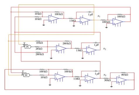 the electronic circuit of chaotic time reversed lorenz system download scientific diagram