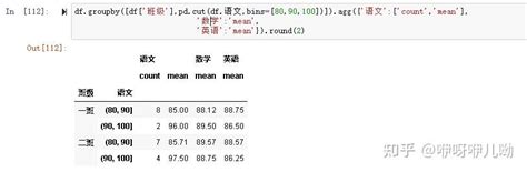 pandas分组聚合 知乎